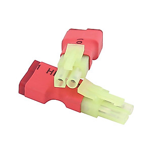 BDHI 3pcs Compatible with Micro Mini Tamiya Male(Reversed) to T-Plug Style Female Adapter for Airsoft(B105-3)