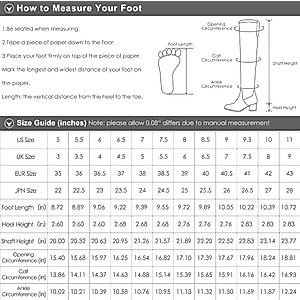 DREAM PAIRS Women's Black Pu Thigh High Boots Over The Knee Stretch Leather Cute Block Heel Fashion Long Boots Size 10 M US Gracie-2