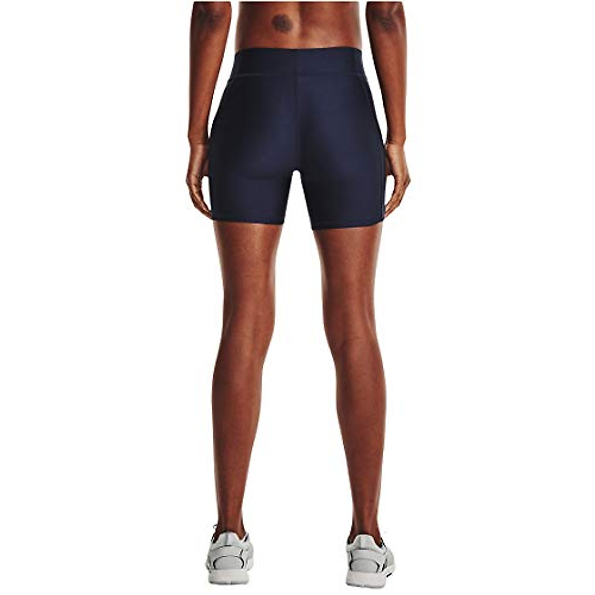 Under Armour Heatgear Armour Mid Rise Middy, Midnight Navy/White, Large
