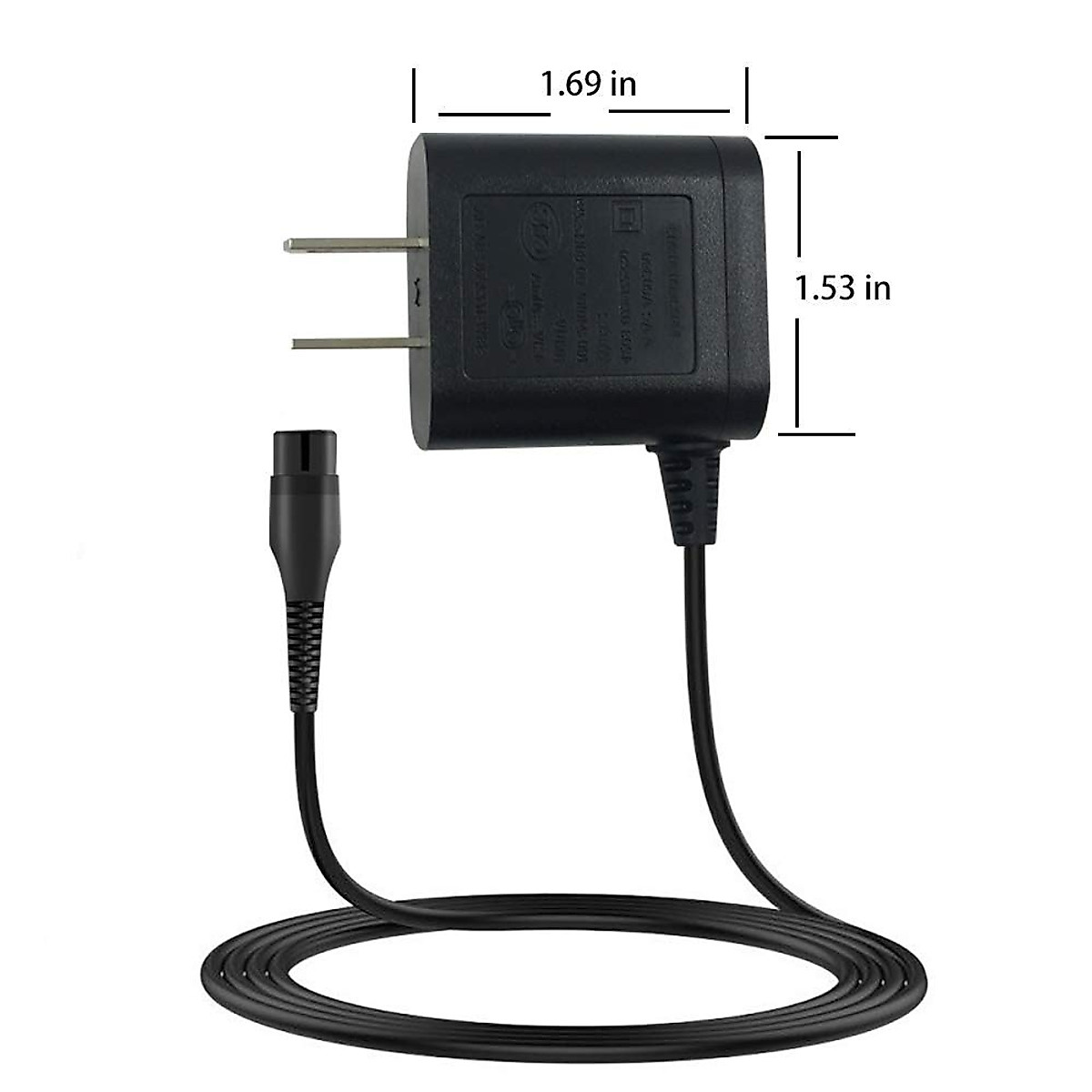 4.3V Philips Norelco One Blade Charger Power Cord, Power Supply Adapter for Norelco OneBlade QP2520, QP2520 / 90, QP2520 / 70, QP2520 / 72 Hybrid Electric Trimmer and Shaver(Fits QP2520 Only)