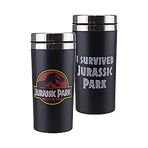 Paladone PP8185JP Jurassic Park Travel Mug | Officially Licensed Movie Merchandise, Multicolored