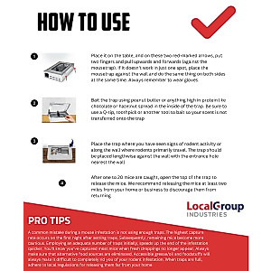 Tin Cat Multi-Catch and Release Humane Live Mouse Trap with Clear Window Lid for Indoor Outdoor Use | Sold by Canadian Supplier Local Pest Control (2 Pack)