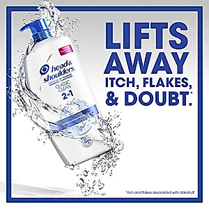 Head & Shoulders Classic Clean 2-in-1 Anti-Dandruff Shampoo + Conditioner, 32.1 oz