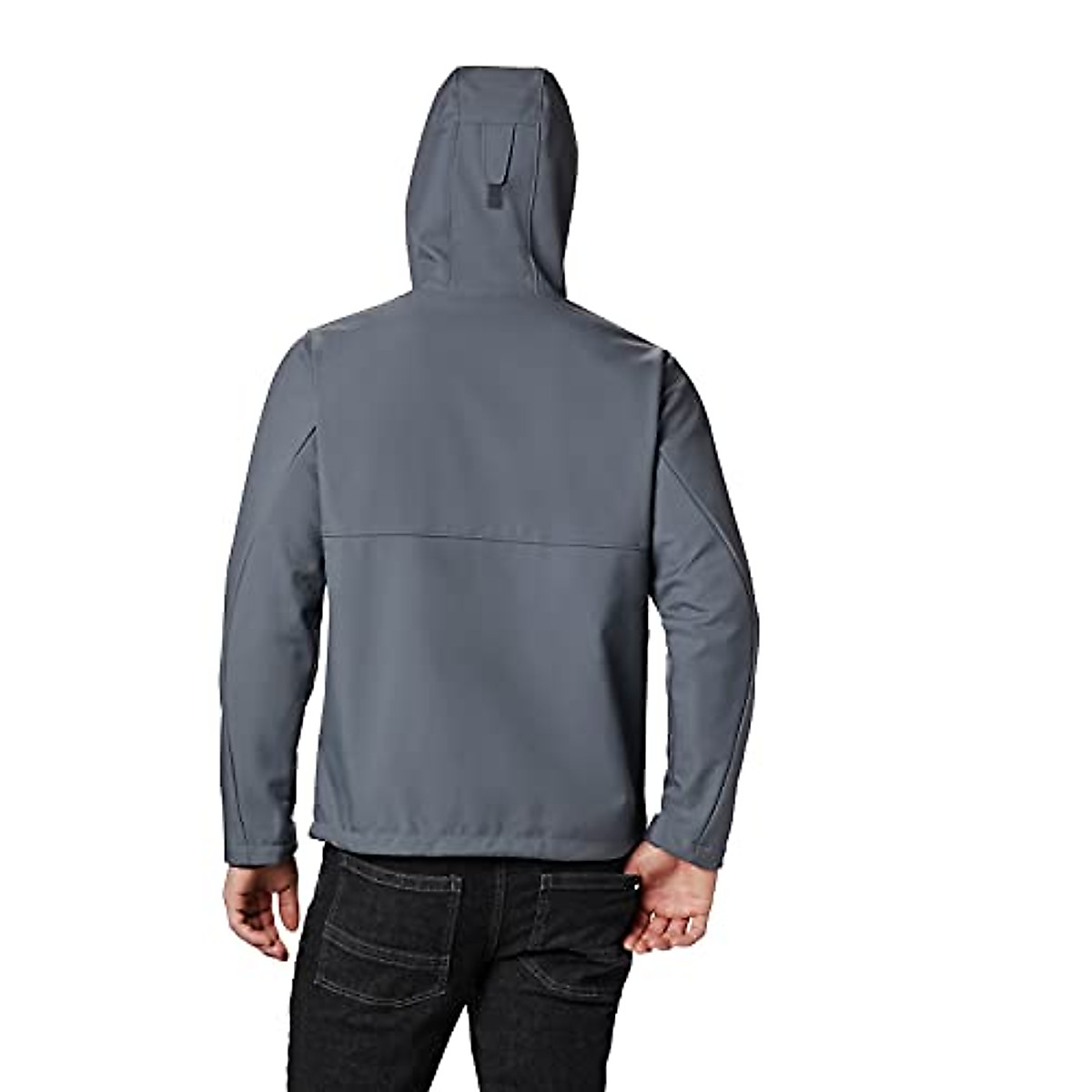 Columbia Men's Ascender Hooded Softshell Jacket, Graphite, Medium