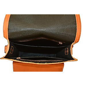 Satchel And Fable Leather I Pad Messenger Tablet Cross Body Shoulder Bag 11 Inch