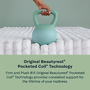 Beauty Sleep DreamRest Ultra Plush Pillow Top 14.25" Full Mattress, Pocketed Coils, Cooling, Breathable, and Pressure Relieving - 100 Night Trial, CertiPUR-US Certified and 10 Year Limited Warranty