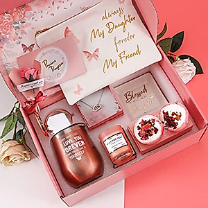 Gift Box for Daughters, Birthday Gifts Basket for Grown Daughter Adult, SPA Gift Heartfelt Gift for Women and Girls from Mom Dad, Gift Sets for Graduation Congratulations Holidays Christmas Thank you