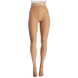 Danskin Women's Compression Footed Tight, Light Toast, C