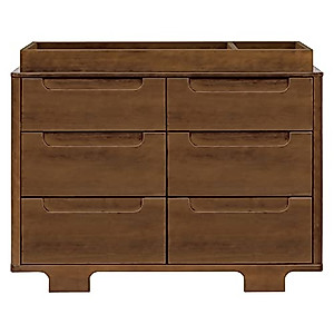 Babyletto Yuzu 6-Drawer Dresser in Natural Walnut, Greenguard Gold Certified