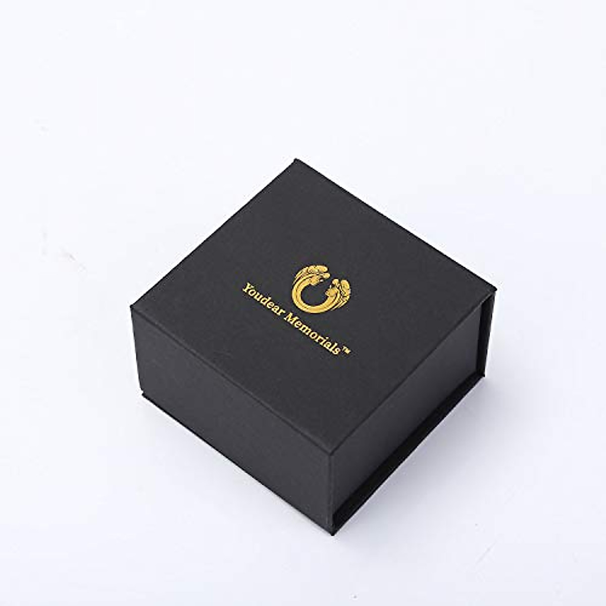 youdear memorials Small Urn for Human Ashes - 1.6'' Handicrafted Urn - Beautiful Tiny Keepsake Urns - Mini Urn Made of Ceramic - Hold 1.2 Cubic Inches of Ashes (Blue) (Blue)