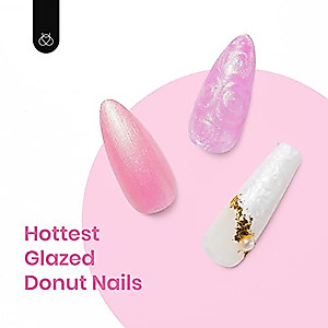 Beetles Pearl Gel Nail Polish Set 6 Colors Pearlescent Shell Glitter White Pink Blue Shimmer Mermaid Nail Gel Polish Soak Off Uv Led Gel Polish Swirl Thread Effect DIY Manicure Art
