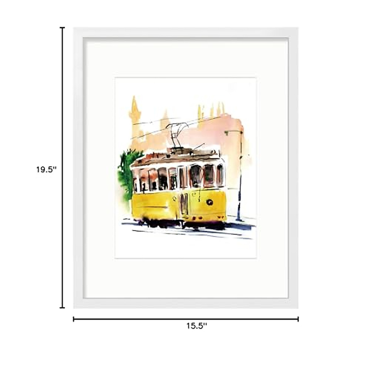 Annecy 16x20 Picture Frames (1 Pack, White), Simple Designed Photo Frame, For Pictures 16x20 for Wall Mounting, Classic Simple Home Office Decor