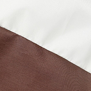 Patio Table Chair Set Cover with Umbrella Hole SUNSURE Round Waterproof Bathtub Cover Water-Resistant Outdoor Furniture Cover Oval Veranda Garden Table Covers (71x23.6in)