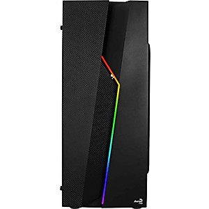 AeroCool Bolt-G-BK Tempered Glass RGB Mid Tower