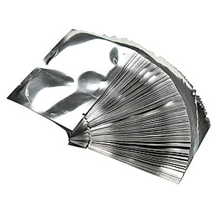 100pc Aluminum Foil Bags Front Clear Open Heat Seal Mylar Food Storage Pouches