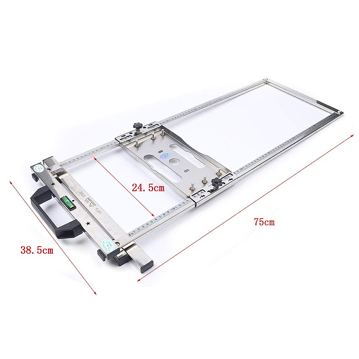 Edge Guide Positioning Cutting Board Tool Electricity Circular Saw Trimmer Machine Stainless Steel Edge Guide Positioning Cutting Board Multi-function Electricity Circular Saw Trimmer Machine