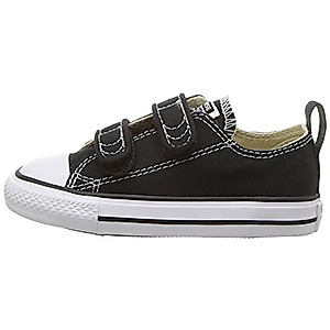 Converse Boys' Chuck Taylor All Star 2V Low Top Sneaker, Black, 6 M US Toddler
