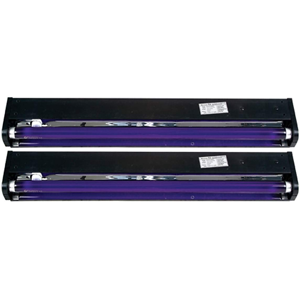2 American DJ BLACK-24BLB 24" UV Black Pro Blacklight Dorm Party Light Fixtures