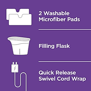 Shark S3501 Steam Pocket Mop Hard Floor Cleaner, Purple