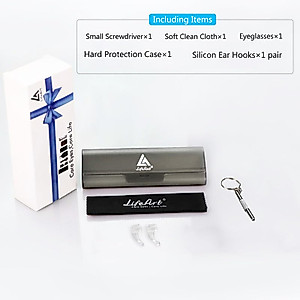 LifeArt Blue Light Blocking Glasses, Anti Eyestrain, Computer Reading Glasses, Gaming Glasses, TV Glasses for Women Men, Anti Glare (Black, No Magnification)