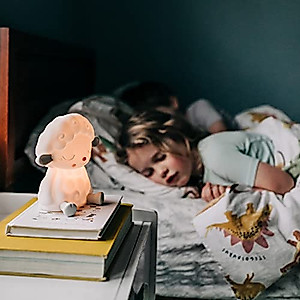 Tonies Night Light - Sleepy Sheep Audio Play Character from Sleepy Friends | Warm Glow | 90 Minutes of Beautifully Composed Melodies | Record Your Own Bedtime Stories