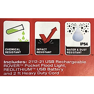 Milwaukee 2112-21 445-Lumen LED Rover Rechargeable Pocket Flood Light