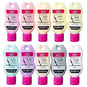 Tulip Fabric Paint, 1 Fl Oz (Pack of 10), Pastels