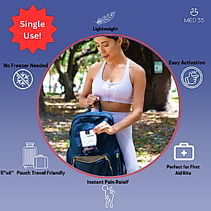 Instant Cold Packs - Pack of 24 (5" x 6") Disposable Cold Compress Therapy Instant Ice Pack for Injuries, First Aid, Pain Relief for Tooth Aches, Swelling, Sprains, Bruises, Insect Bites