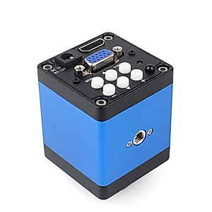 HDMI VGA 13MP Monocular Microscope Digital Camera + 130X 180X Adjustable Lens + 56 LED Light Suit for Repair Phone Soldering (Color : 13MP Camera)