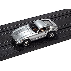 Auto World Xtraction 1973 Datsun 240Z Factory (Silver) HO Scale Slot Car