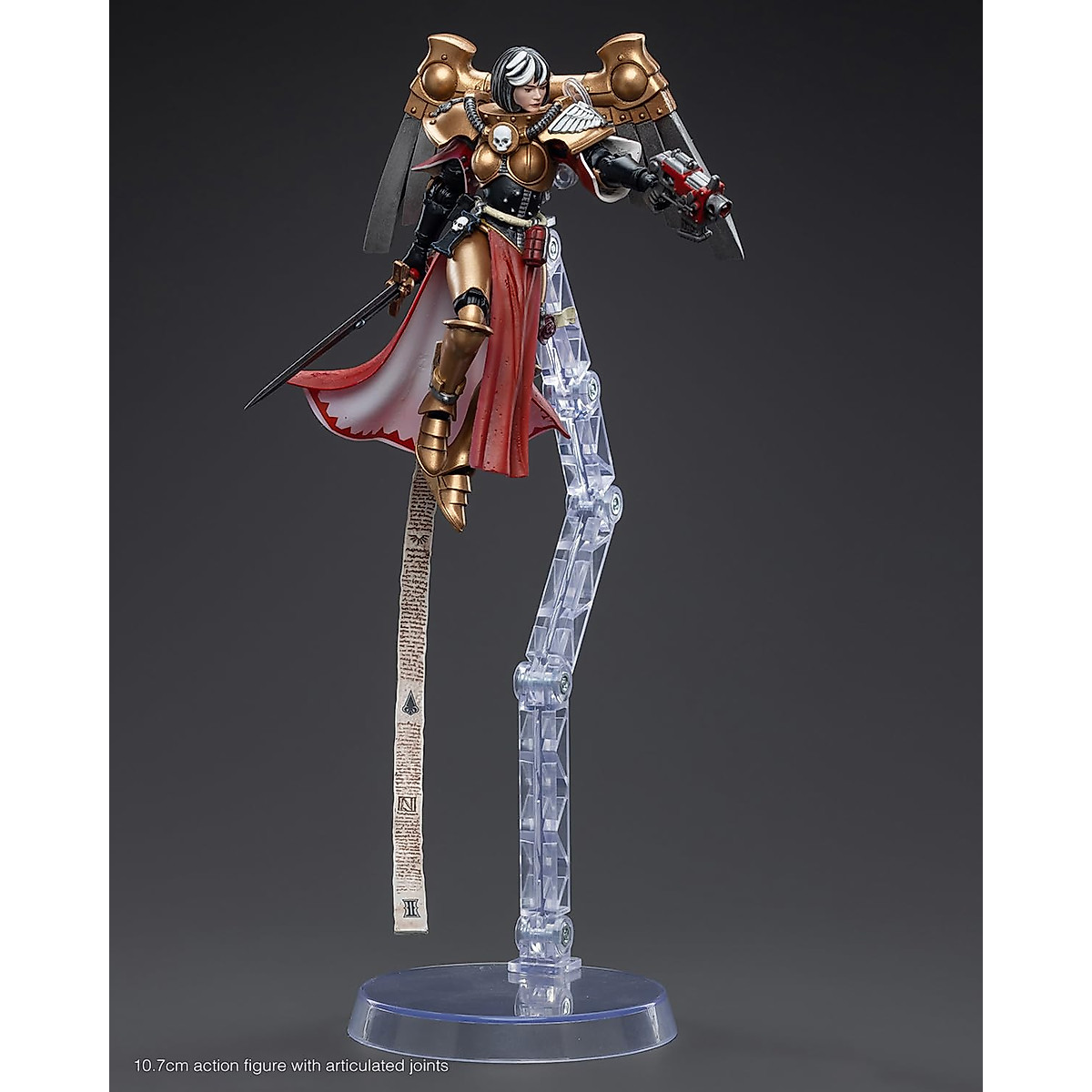 Pipigirl JoyToy Warhammer 40K Space Marine Genuine License 1/18 Soldier, Adepta Sororitas Geminae Superia 2, 4.21 inch Models Space Marines Action Figures Kits (2)