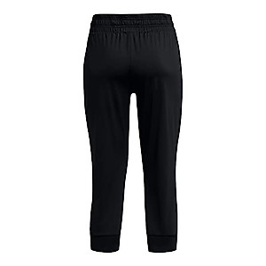 Under Armour Women's HeatGear Armour Capri , Black (001)/Jet Gray , XX-Large