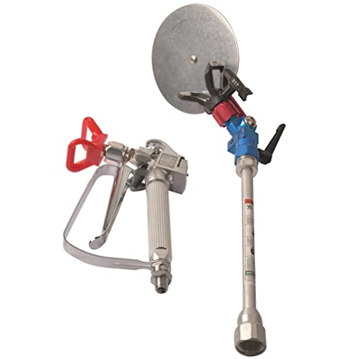 SZWENXIN Airless Paint Spray Gun 3600 PSI 517 TIP with Spray Guide Accessory Tool and 10IN Extension Pole, for Airless Paint Sprayer