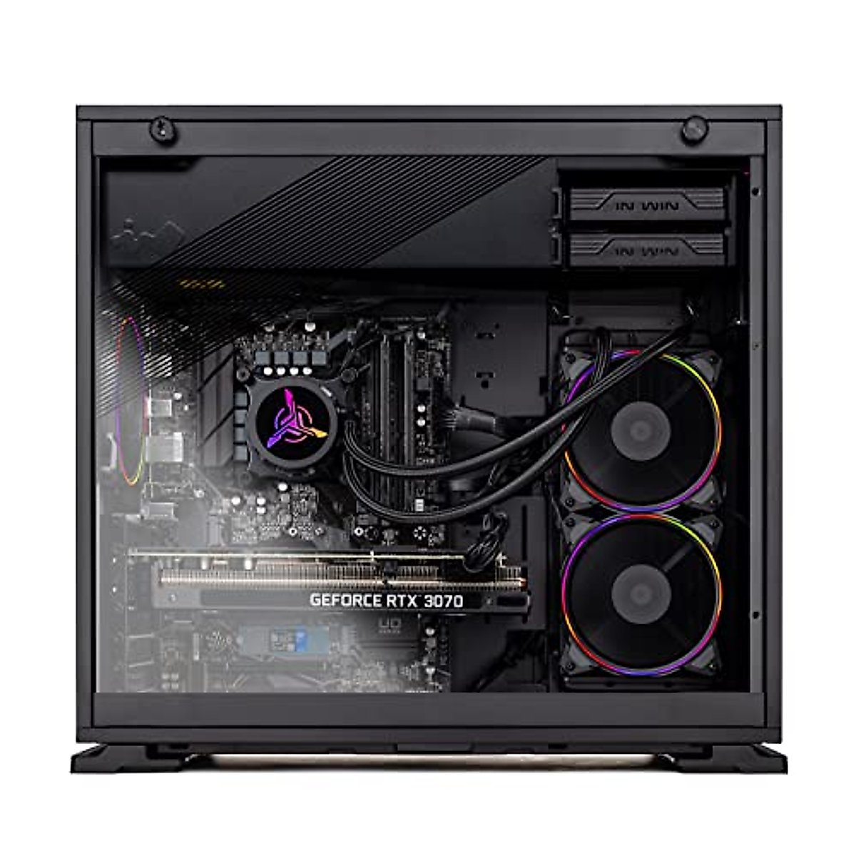 Skytech Gaming Azure Gaming PC Desktop – Intel Core i5 12600K 3.7 GHz, RTX 3060 Ti, 1TB NVME SSD, 16G DDR4 3200, 650W Gold PSU, AC Wi-Fi, Windows 10 Home 64-bit