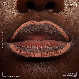 NYX PROFESSIONAL MAKEUP Line Loud Lip Liner, Longwear and Pigmented Lip Pencil with Jojoba Oil & Vitamin E - Goal Crusher (Midtone Beige)