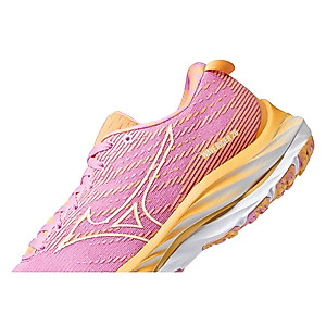 Mizuno x ROXY Women's Wave Rider 26 | Neutral Running Shoe | ROXY - Cyclamen/White | US 8.5