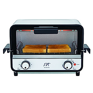 SPT SO-0972WB: Easy Grasp 2-Slice Countertop Toaster Oven,WHITE,9 liters capacity