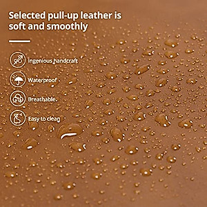 Roxana Boho Counter Height Bar Stools Faux Leather Bar Stools Set of 4,Urban Metal Dining Chairs Shop Stool with Backrest Indoor Kitchen,Urban Industrial Counter Chairs for Kitchen Island 24" Brown