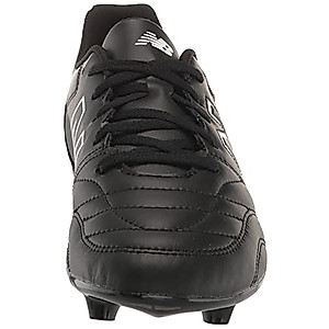 New Balance Boy's 442 V2 Academy FG Junior Soccer Shoe, White/Black, 2.5 Little Kid