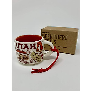 Starbucks UTAH Been There Collection Ceramic Espresso Mug Demitasse Ornament 2 oz