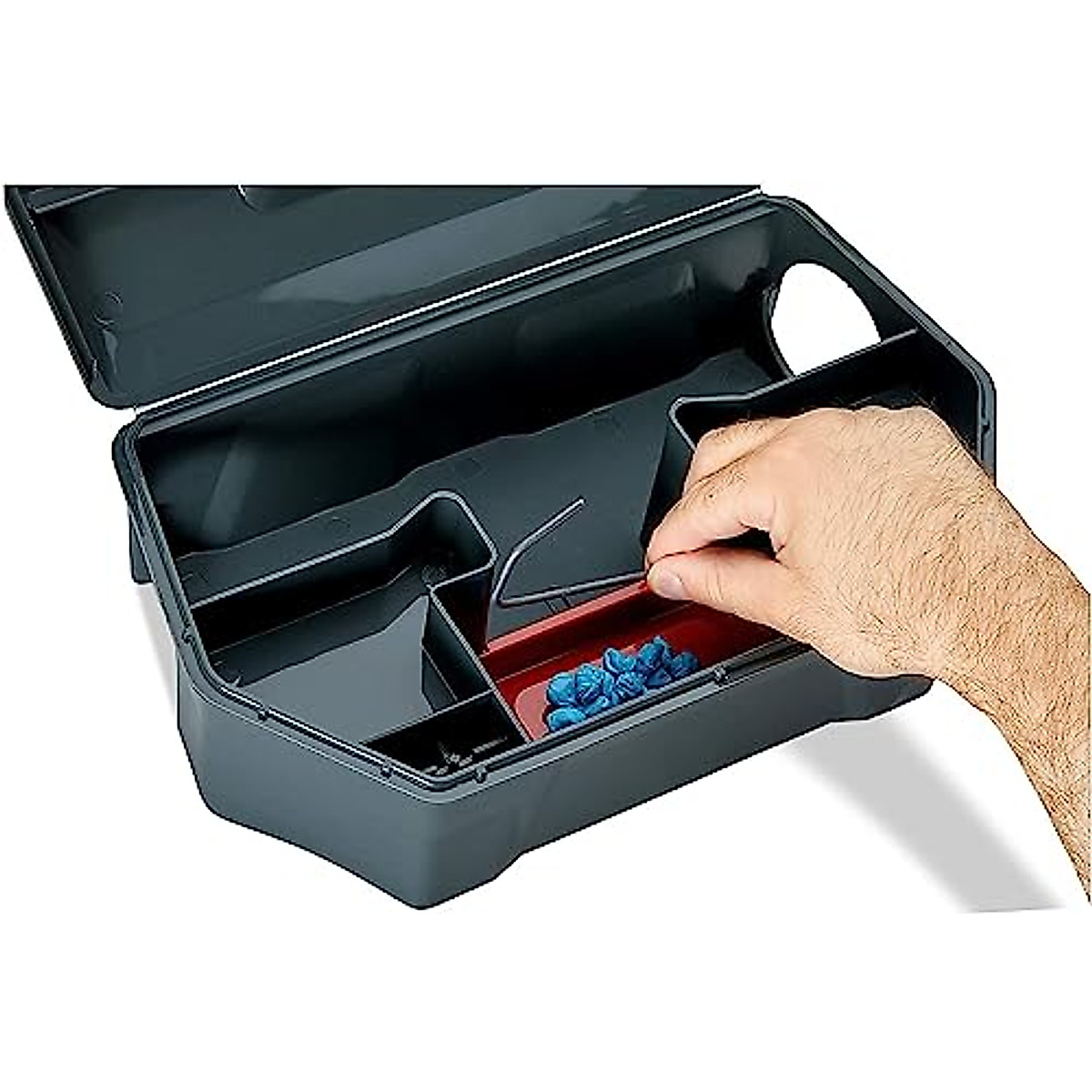 Rat Bait Station Outdoor 2 Pack - Rat Trap Outdoor with Key Eliminates Rats Fast. Keeps Children and Pets Safe Indoor Outdoor (2 Pack) (Bait not Included)