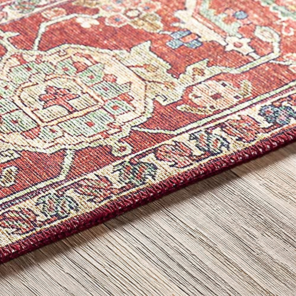 Artistic Weavers Lyyti Area Rug 7'6" x 9'6", 7 ft 6 in x 9 ft 6 in, Bright Red/Blue