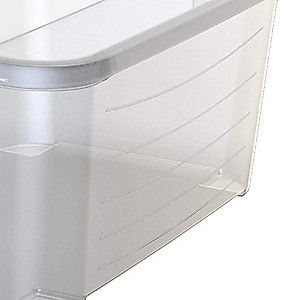 Life Story Clear Stackable Closet Organization & Storage Box, 55 Quart (8 Pack)