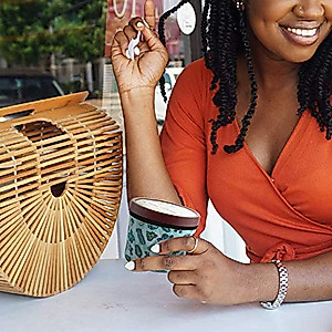 4 Pack Ice Cream Pint Size Ice Cream Sleeves Neoprene Cover with Spoon Holder Cover (Plant+Fish scales)