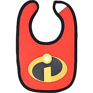 Disney Pixar Baby Boys 6 Pack Bibs Toy Story Incredibles Nemo Monsters Infant