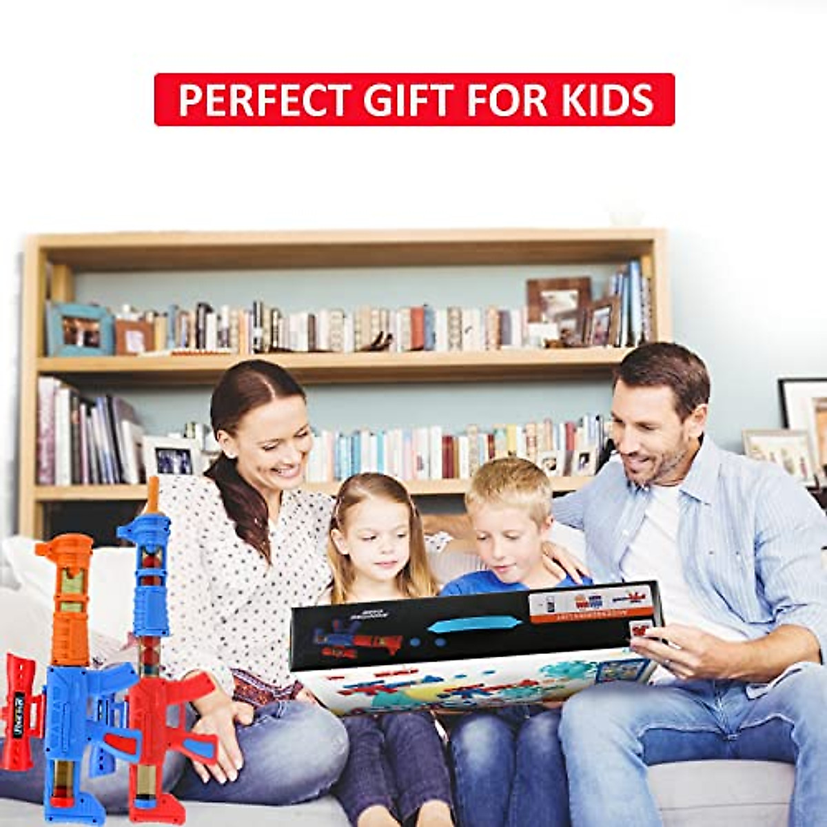 Kids Outdoor Toys for 5+ Year Old Boys: Shooting Game Toy With Target Set for Age 5 6 7 8-12 Boy Girls Gifts - 2 Pack Cool Party Games Easter Basket Stuffers for Kids Outside Toys Family Fun Ideas