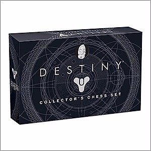 USAOPOLY Destiny Chess Set | Destiny 2 Video Game Chess Game | 32 Custom Sculpt Collectable Figure Chess Pieces and Custom Chess Board