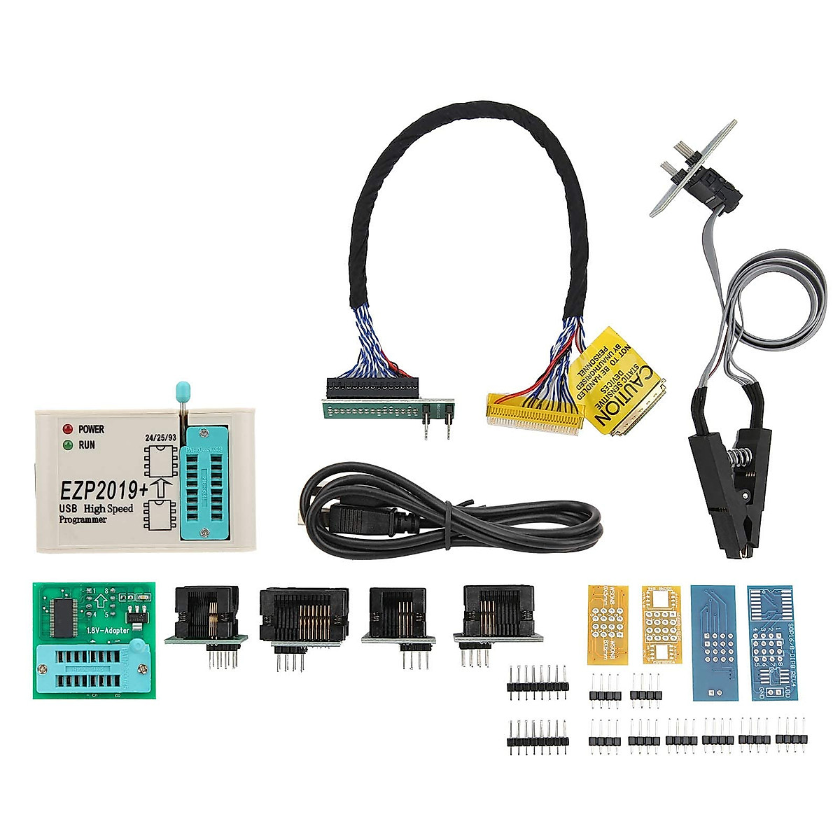 High Speed USB Programmer Socket 2.0 12Mbps 12 Seats EZP2019 Programmer for 25/25/26/93 Series Chips