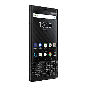 BlackBerry KEY2 Black Unlocked BBF100-2 Android Smartphone (T-Mobile/Unlocked) 4G LTE (Black 64GB) (Renewed)
