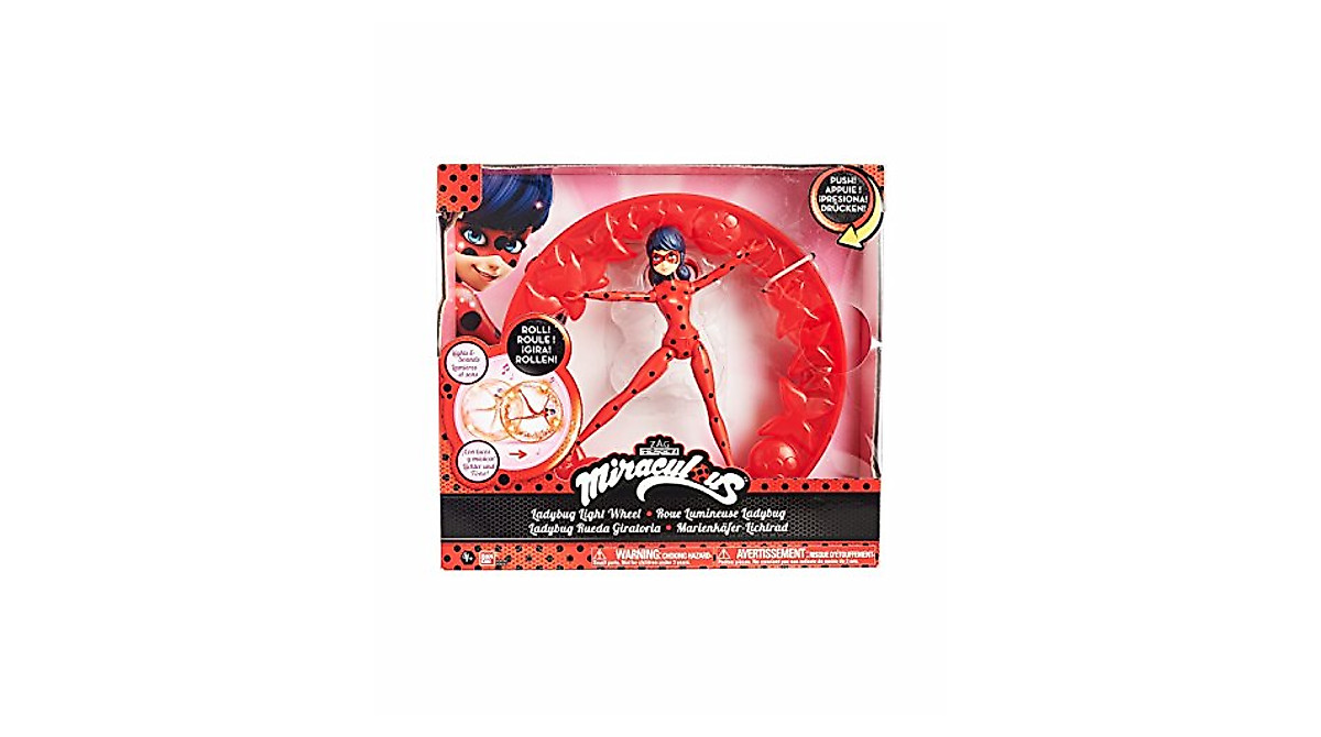 Miraculous Ladybug Light Wheel Action Deluxe Doll - Interactive Toy for ...